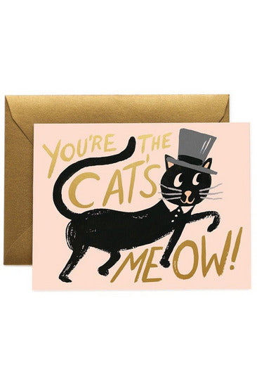 Greeting Card | You're the Cat's Meow – Crisp Home + Wear