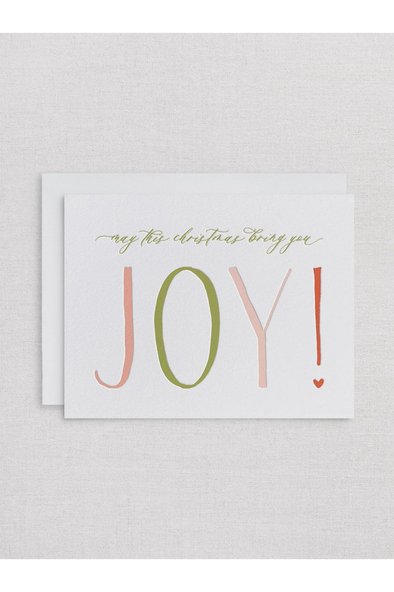 Greeting Card | Christmas Joy – Crisp Home + Wear