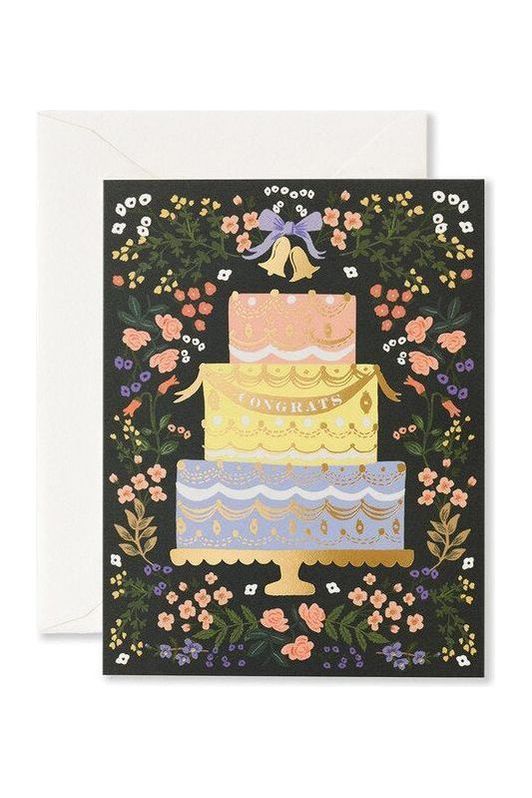 Rifle Paper | Greeting Card Woodland Wedding Cake | Crisp Home + Wear