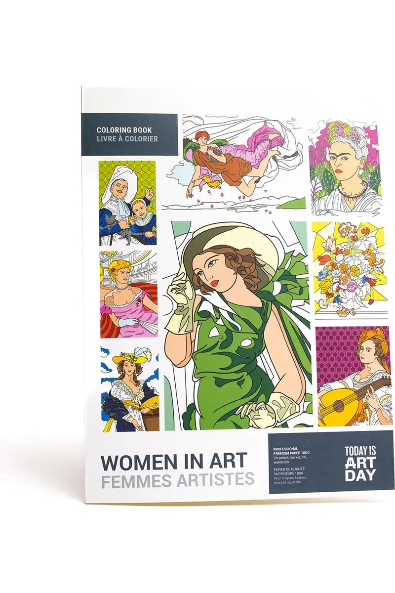 Today Is Art | Colouring Book Women In Art | Crisp Home + Wear