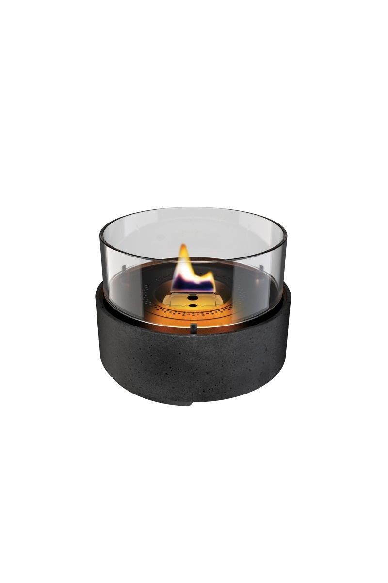 Tenderflame | Café 18 Candle Black | Lava Porcelain Flame Light | Crisp ...