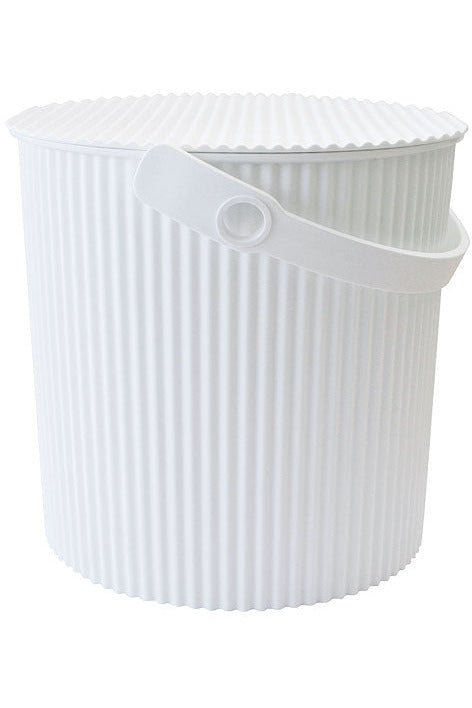 Omnioutil Storage Bucket w Lid - White - 3 Sizes – Crisp Home + Wear